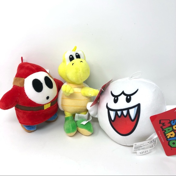 Nintendo | Toys | Set Of 3 Super Mario Ghost Boo Shy Guy Koopa Troopa ...